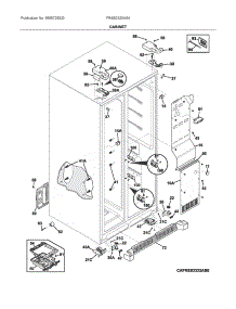Frigidaire FRSS2323AS4 Side-By-Side Refrigerator Parts | Diagrams & OEM ...