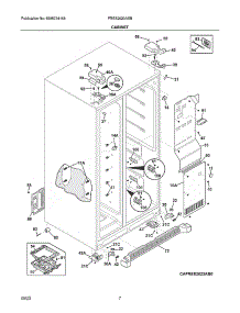 Frigidaire FRSS2623ASB Side-By-Side Refrigerator Parts | Diagrams & OEM ...