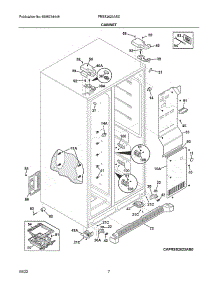 Frigidaire FRSS2623ASC Side-By-Side Refrigerator Parts | Diagrams & OEM ...