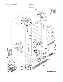 Frigidaire FRSS26L3AF0 Side-By-Side Refrigerator Parts | Diagrams & OEM ...