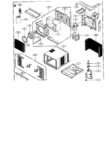 Quasar HQ-2244UH Room Air Conditioner Parts | Diagrams & OEM Fast Ship