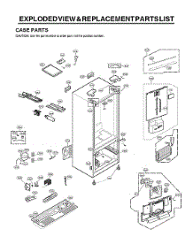 Lg LRFWS2906D/00 Bottom-Mount Refrigerator Parts | Diagrams & OEM Fast Ship