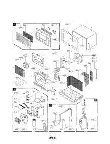 Lg LT1230CR Room Air Conditioner Parts | Diagrams & OEM Fast Ship
