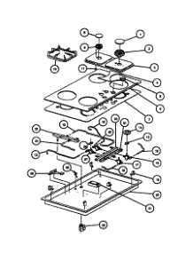 Caloric RTG650UD-P1131487ND Gas Cooktop Parts | Diagrams & OEM Fast Ship