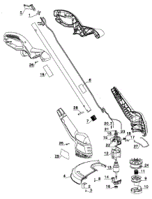 Black & Decker ST4500 TYPE 1 Electric Line Trimmer Parts | Diagrams ...