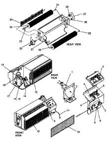 Climette/Keeprite/Zoneaire TEA07K34SPC Heating Cooling Combined Unit ...