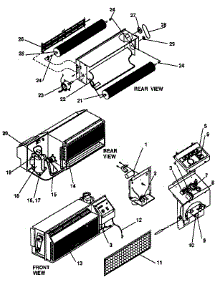 Climette/Keeprite/Zoneaire TEA07R25STB Heating Cooling Combined Unit ...
