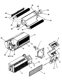Climette/Keeprite/Zoneaire TEA07R34STA Heating Cooling Combined Unit ...