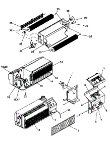 Climette/Keeprite/Zoneaire TEA09R34STA Heating Cooling Combined Unit ...