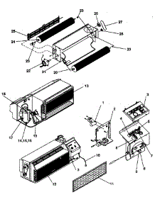 Climette/Keeprite/Zoneaire TEA12R00STA Heating Cooling Combined Unit ...