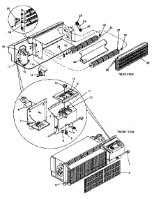 Climette/Keeprite/Zoneaire TEA12R25SPC Heating Cooling Combined Unit ...