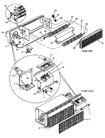 Climette/Keeprite/Zoneaire TEA12R50SPC Heating Cooling Combined Unit ...
