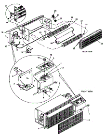 Climette/Keeprite/Zoneaire TEA15K00STC Heating Cooling Combined Unit ...
