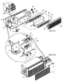 Climette/Keeprite/Zoneaire TEA15K25STC Heating Cooling Combined Unit ...