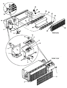 Climette/Keeprite/Zoneaire TEA15R00STC Heating Cooling Combined Unit ...
