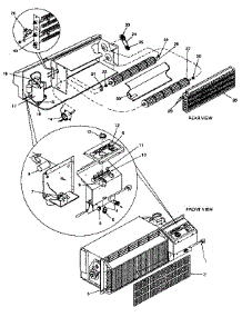 Climette/Keeprite/Zoneaire TEA15R25STC Heating Cooling Combined Unit ...