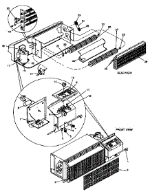Climette/Keeprite/Zoneaire TEA15R34SPC Heating Cooling Combined Unit ...