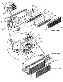 Climette/Keeprite/Zoneaire TEA15R50DCC Heating Cooling Combined Unit ...