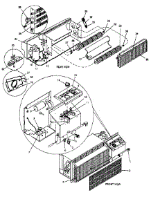 Climette/Keeprite/Zoneaire THA12R50STC Heating Cooling Combined Unit ...