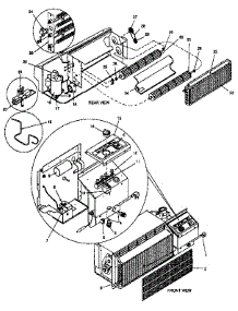 Climette/keeprite/zoneaire THA15R34SPC Heating Cooling Combined Unit ...