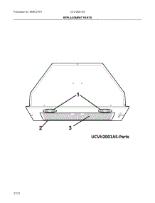 Universal Multiflex (Frigidaire) UCVH2001AS Range Hood Parts | Diagrams ...