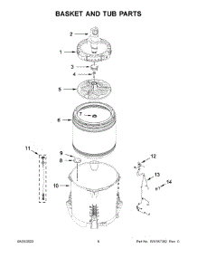 Whirlpool WTW5057LW0 Washer Parts | Diagrams & OEM Fast Ship