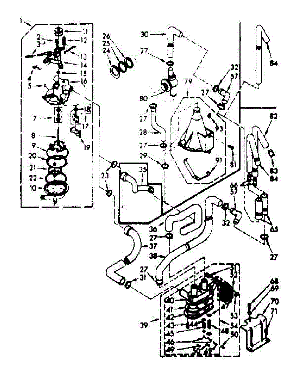 Parts for Kenmore 110.7204902 (1107204902, 110 7204902): Water System ...