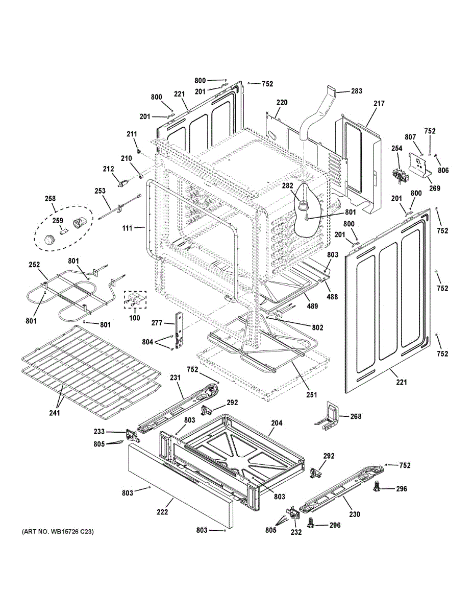 Parts for Ge GRS600AV1DS: Body Parts - AppliancePartsPros.com