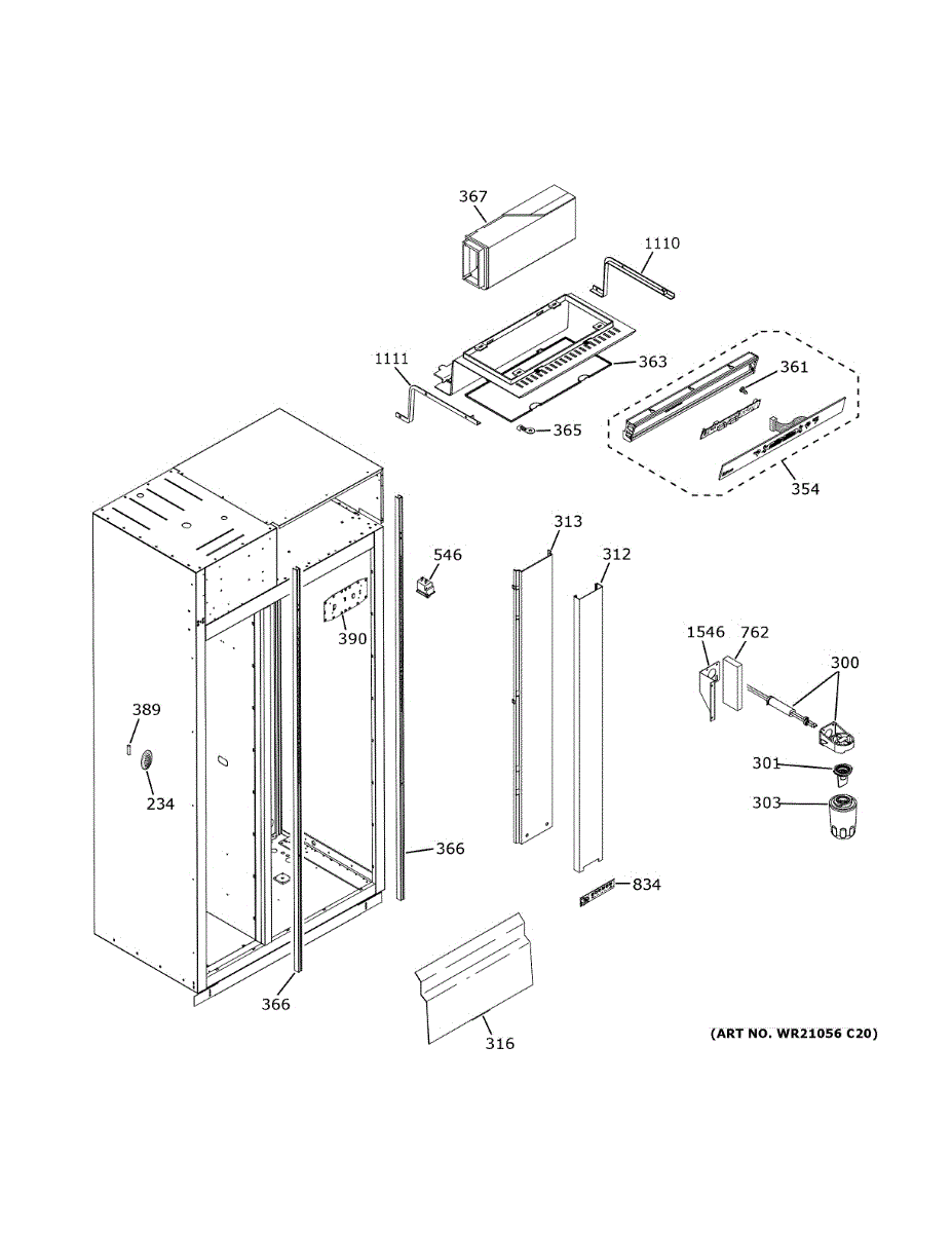 Parts for Ge ZISS420NPESS: Fresh Food Section Parts ...