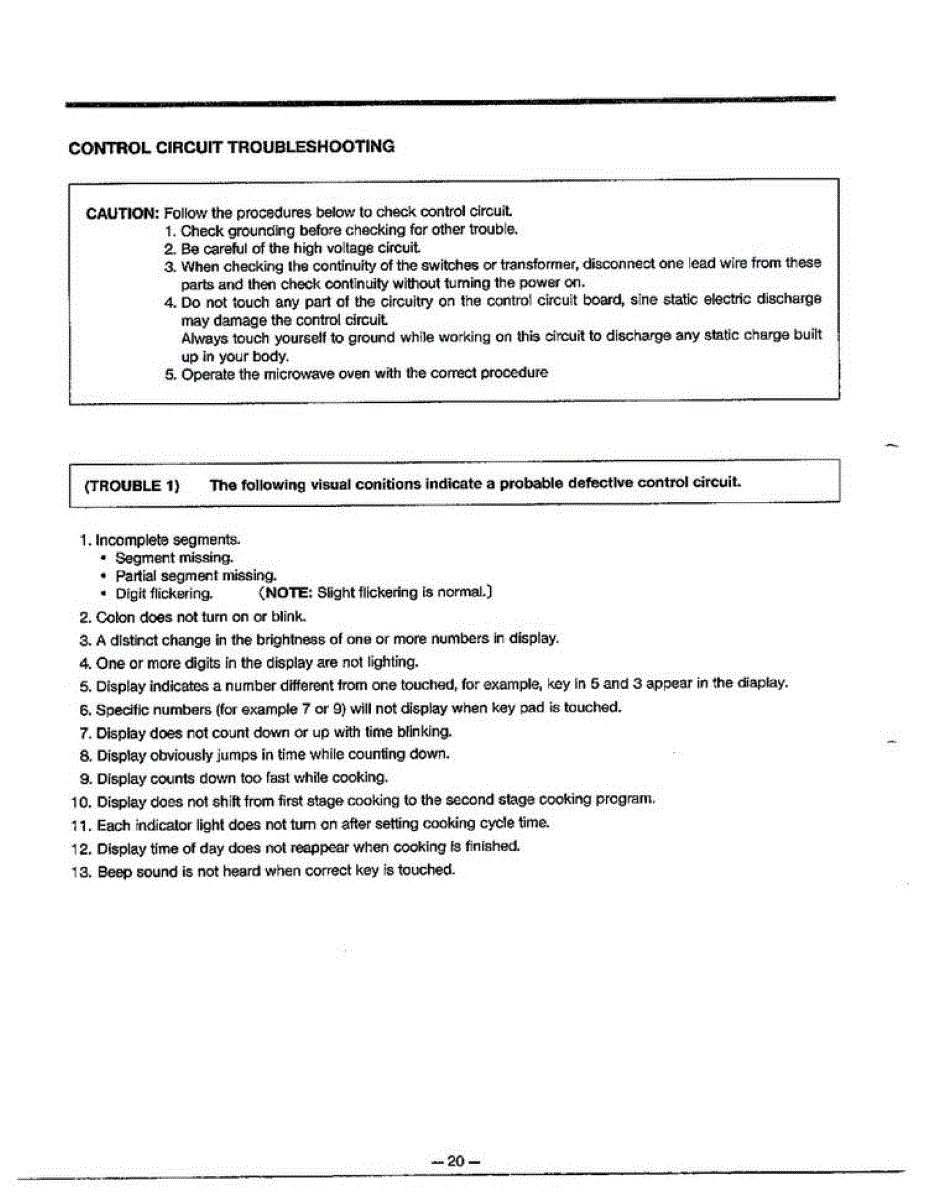 Parts for Lg MA-844M: Troubleshooting Guide Page 2 Parts ...