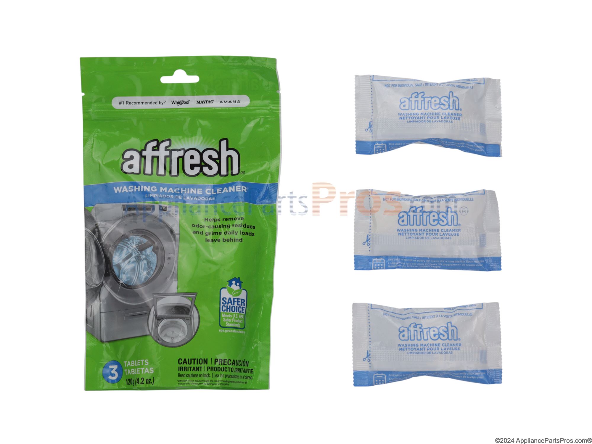 W10135699 Affresh Washer Cleaner 3 Pack | Genuine Whirlpool OEM In Stock