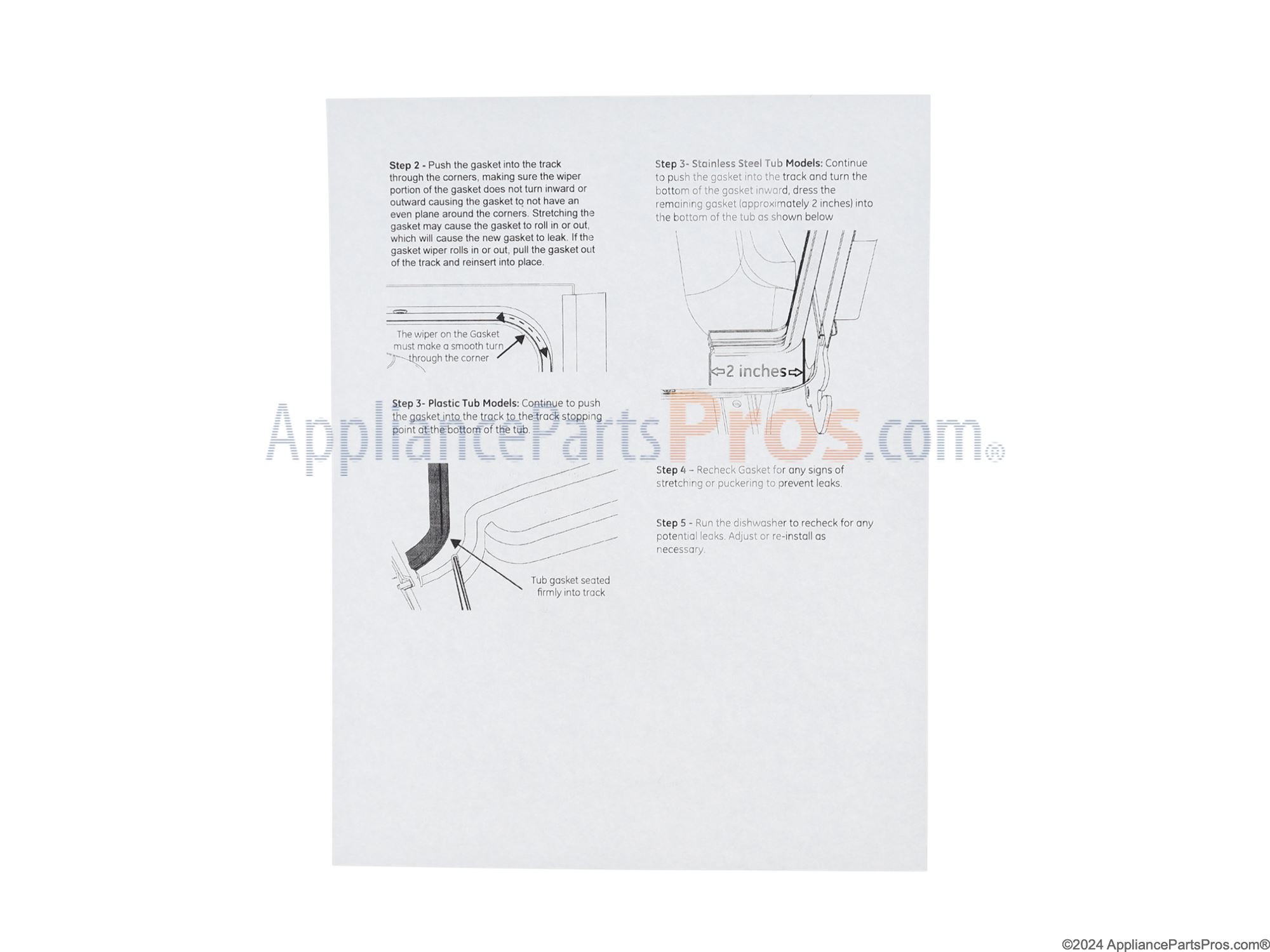 WD08X23476 Tub Gasket | Genuine Ge OEM In Stock